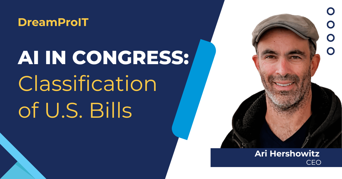 AI in Congress: Classification of U.S. Bills